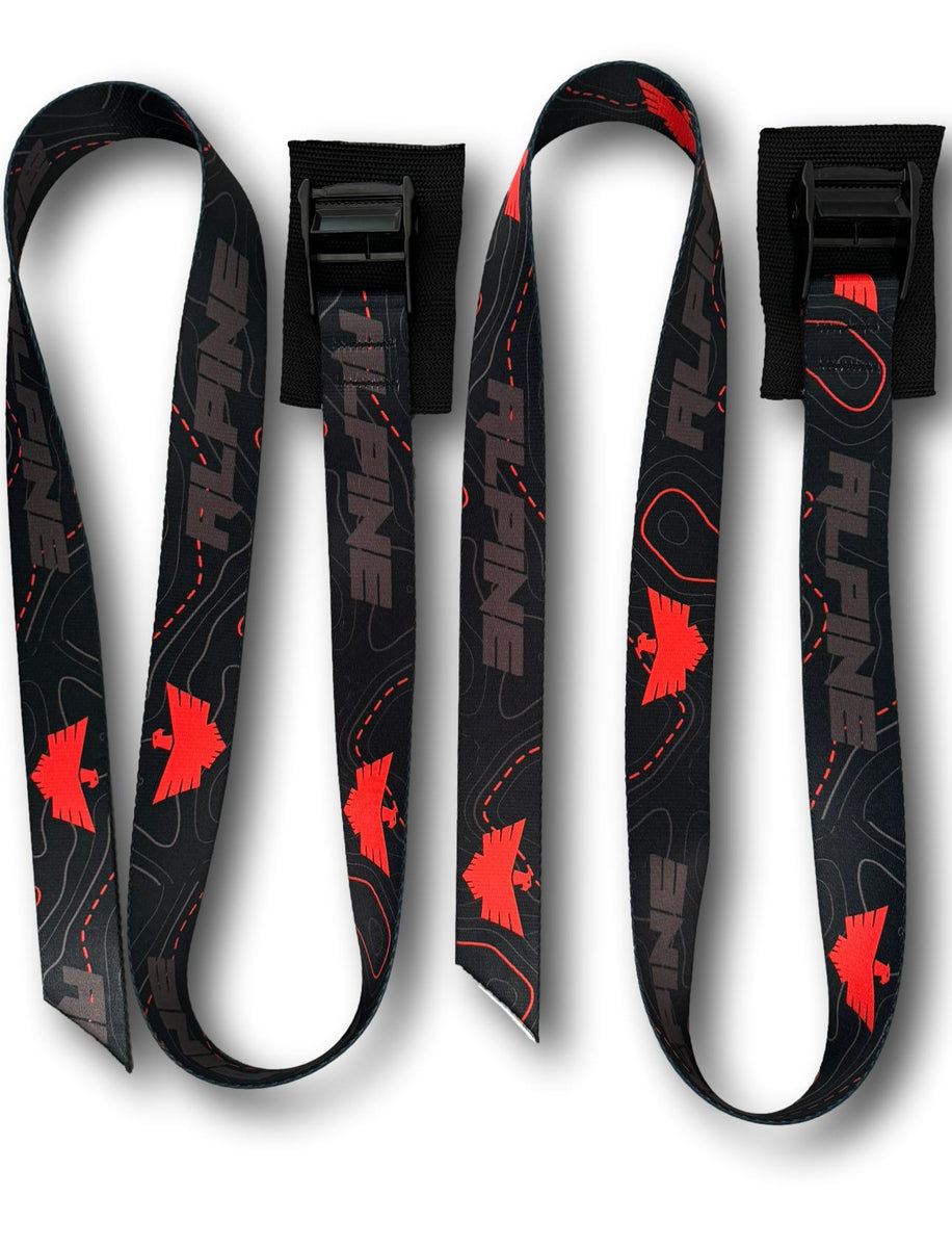 Jack Straps(Pair)- Orange Topo – Alpine Offroad