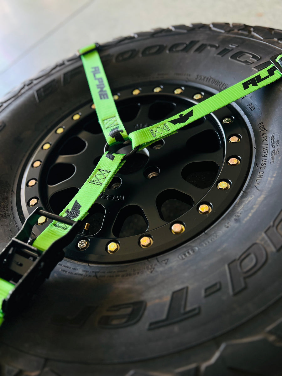 1.5" Y STRAP-NEON GREEN – Alpine Offroad