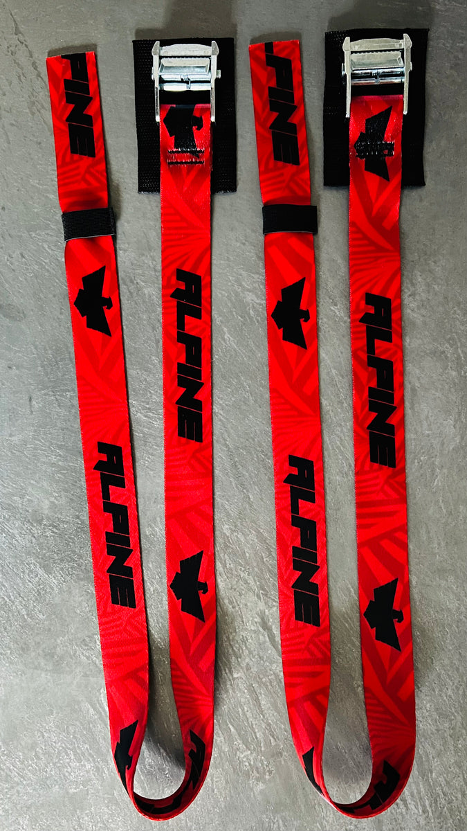 Jack Straps(Pair)- Red Dazzle – Alpine Offroad
